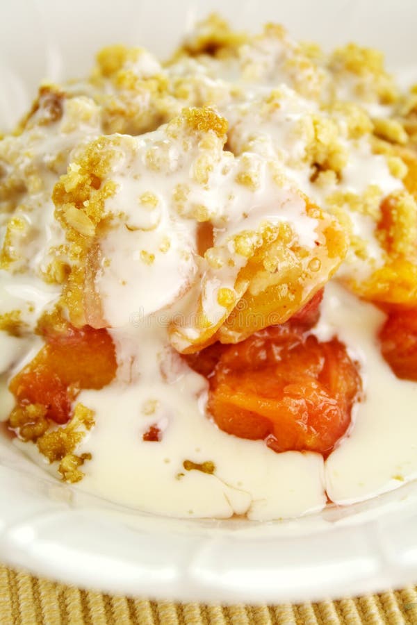 Fruit Crumble stock image. Image of flavor, sweet, dessert - 8986265