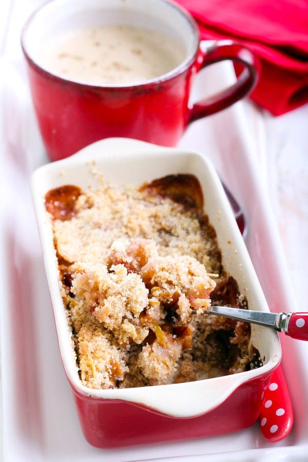 Fruit crumble stock image. Image of sweet, baked, food - 43763641