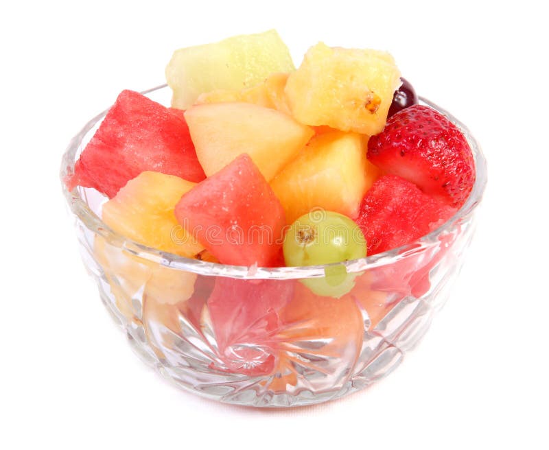 Fruit cup - isolated stock photo. Image of drink, studio - 32908870