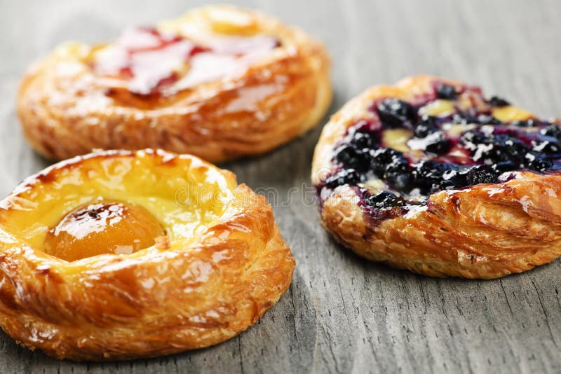 Fruit danishes stock image. Image of delicacy, good, fattening - 13620221