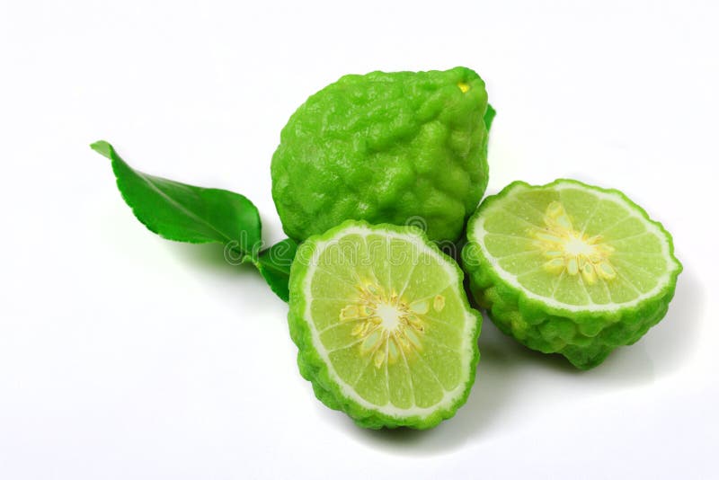 Fruit De Bergamote Avec La Feuille Photo stock - Image du aromathérapie ...