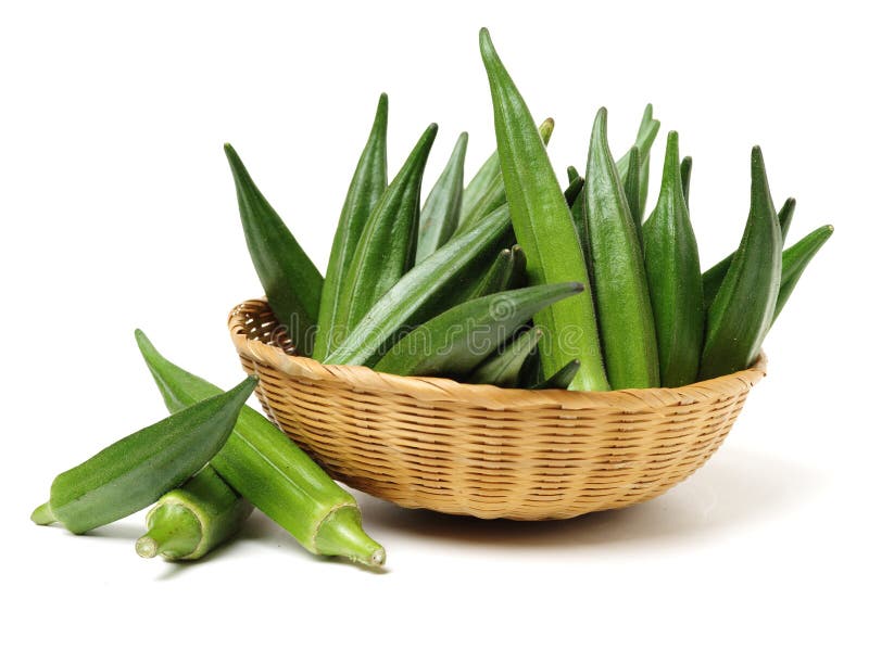 Fruit de gombo image stock. Image du moisson, légume - 68913791