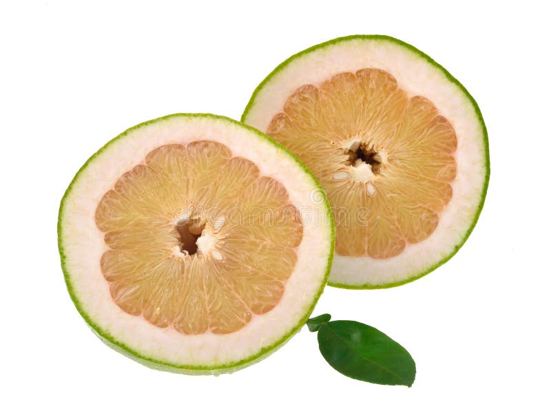 Agrumes De Pamplemousse, Fruit Tropical D'isolement Sur Le Blanc Photo ...