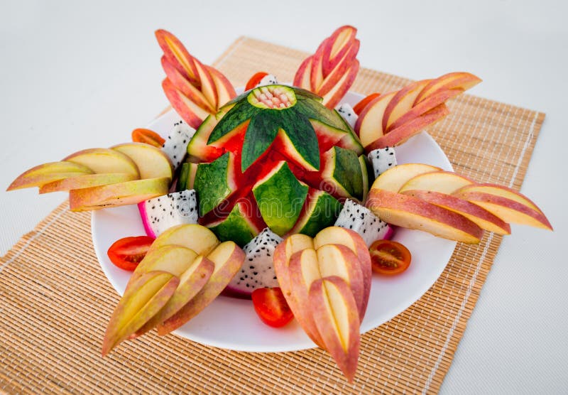 Fruit Dish stock photo. Image of orange, kiwi, ripe, food - 65026284
