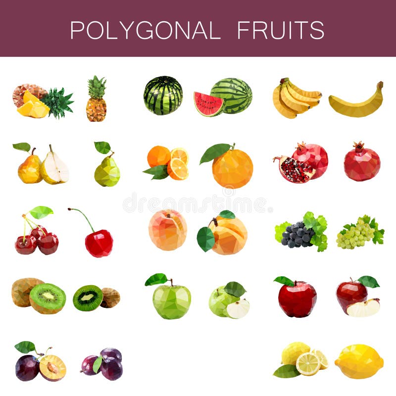 Fruit_elements_01 stock vector. Illustration of peach - 85782281