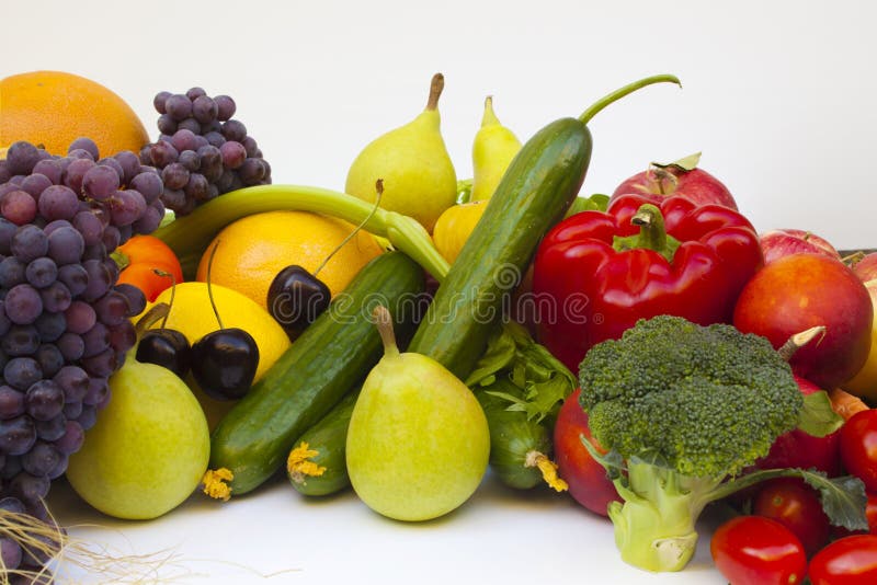 Fruit en groente stock afbeelding. Image of diabetes - 28985965