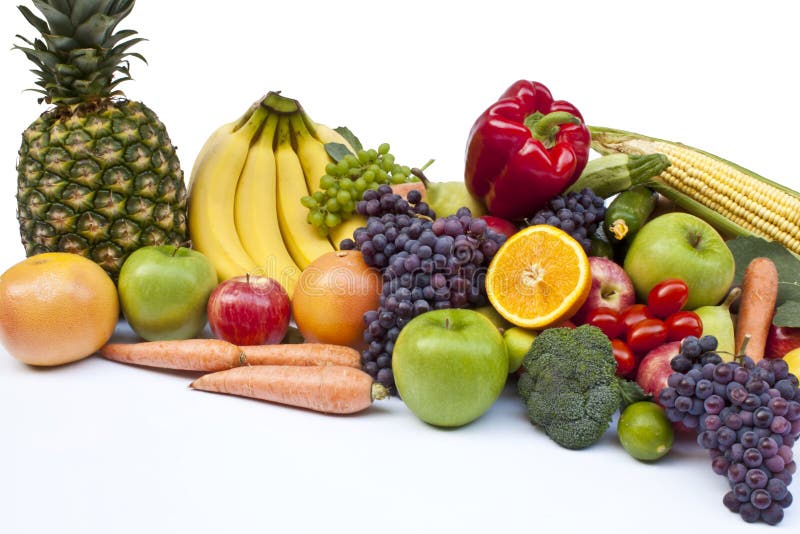 Fruit en groente stock foto. Image of calorie, banaan - 28986006