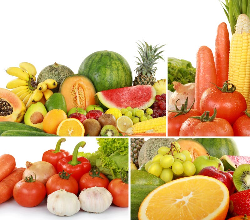 Fruit en groente stock foto. Image of meloen, appel, sinaasappel - 29062406