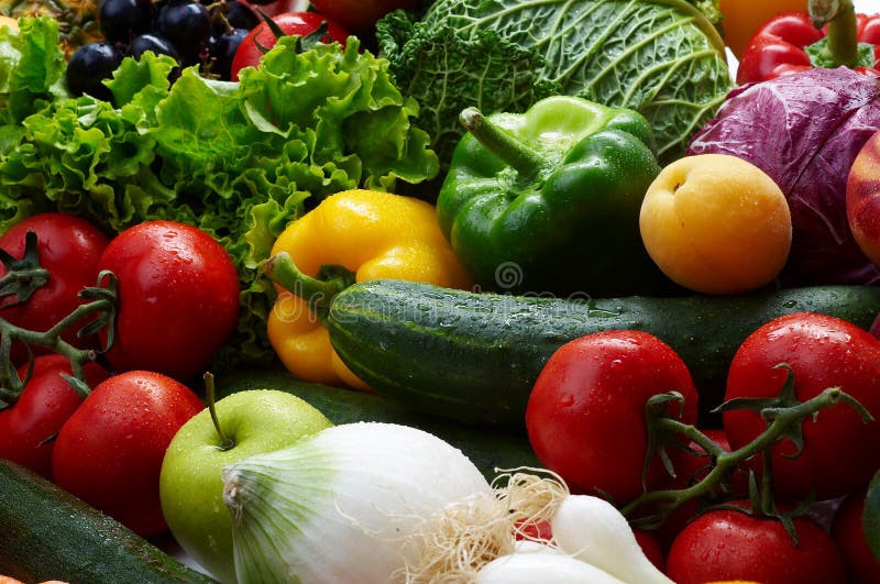 Fruit en groenten stock afbeelding. Image of peer, voeding - 7135009