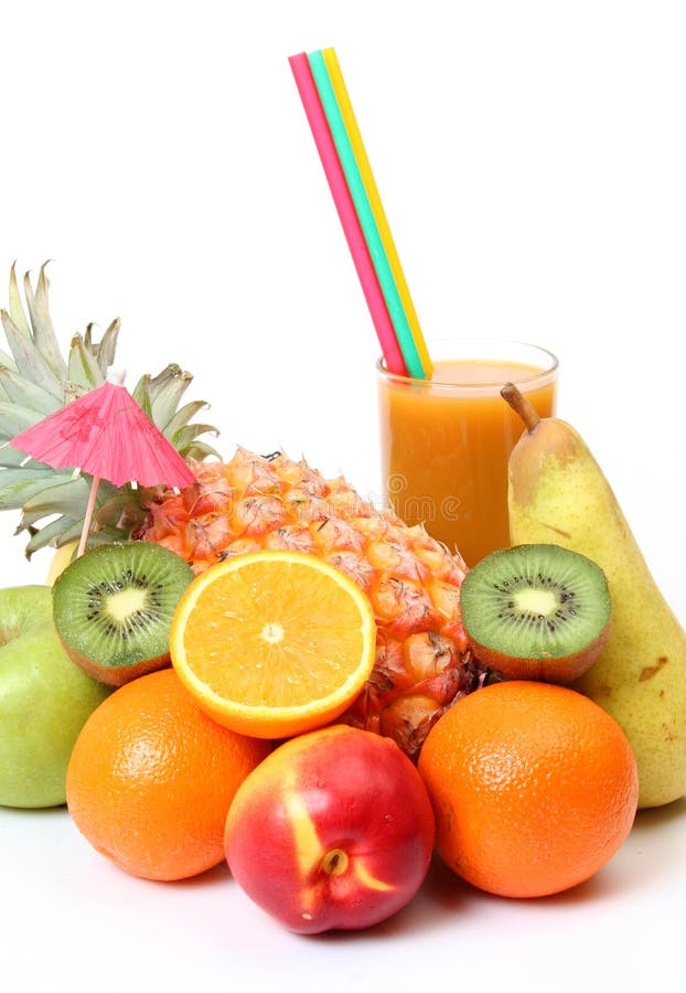 Fruit en sap stock foto. Image of voedsel, vrucht, smaak - 19671966