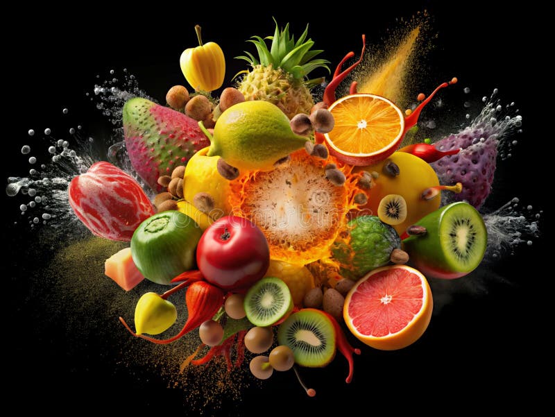 Fruit Explosion Stock Illustrations – 4,972 Fruit Explosion Stock ...