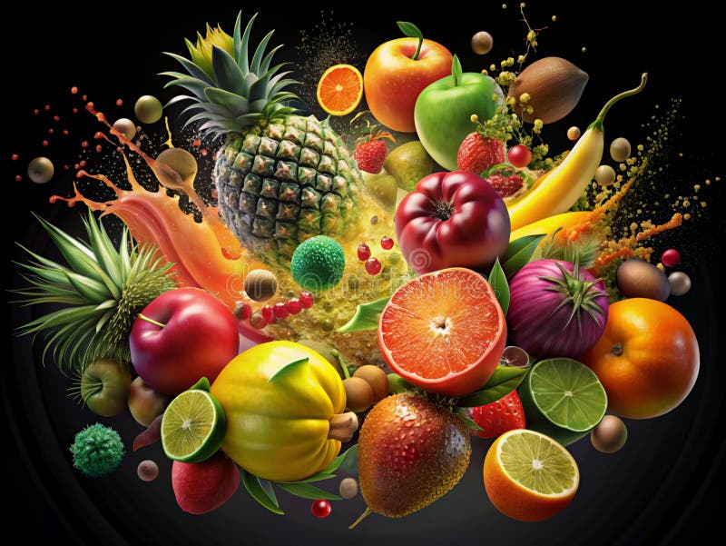 Fruit Explosion Stock Illustrations – 4,775 Fruit Explosion Stock ...