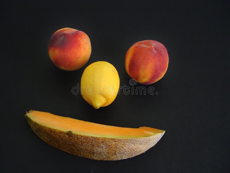 Fruit Face stock image. Image of face, expression, peach - 9863