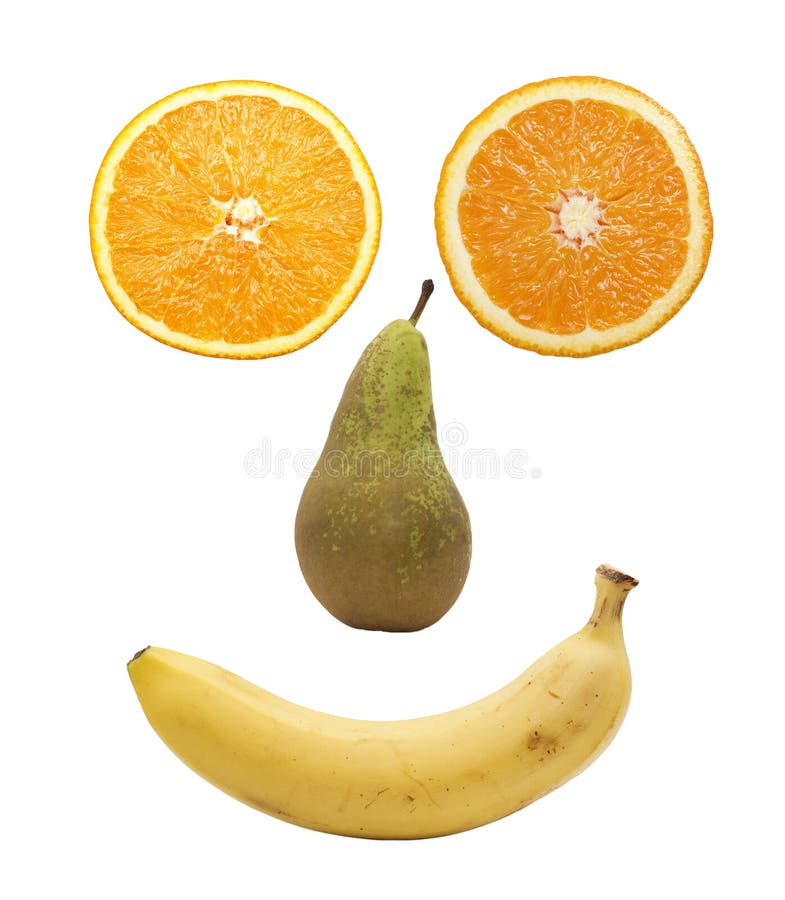 Fruit face stock image. Image of joyful, orange, nose - 2330151