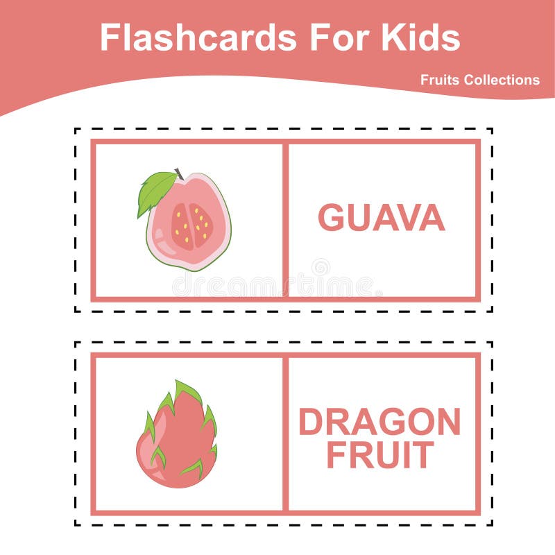 Guava Flashcard Stock Illustrations – 9 Guava Flashcard Stock ...