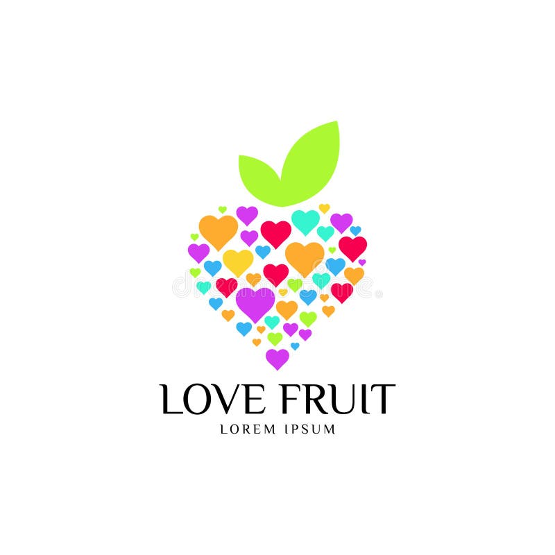 Fruit frais Logo Vector illustration de vecteur. Illustration du logo ...