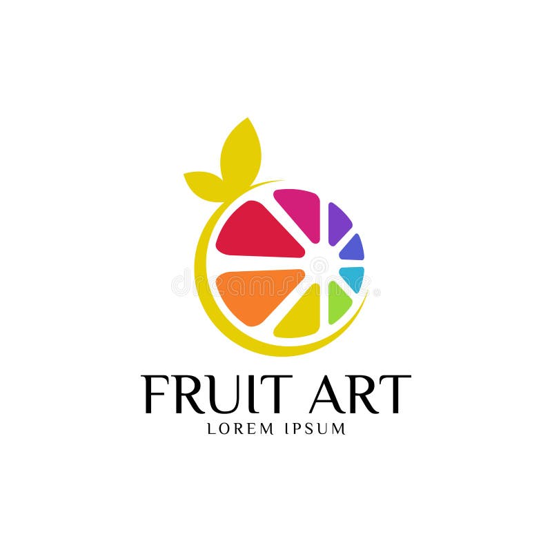 Fruit frais Logo Vector illustration de vecteur. Illustration du ...