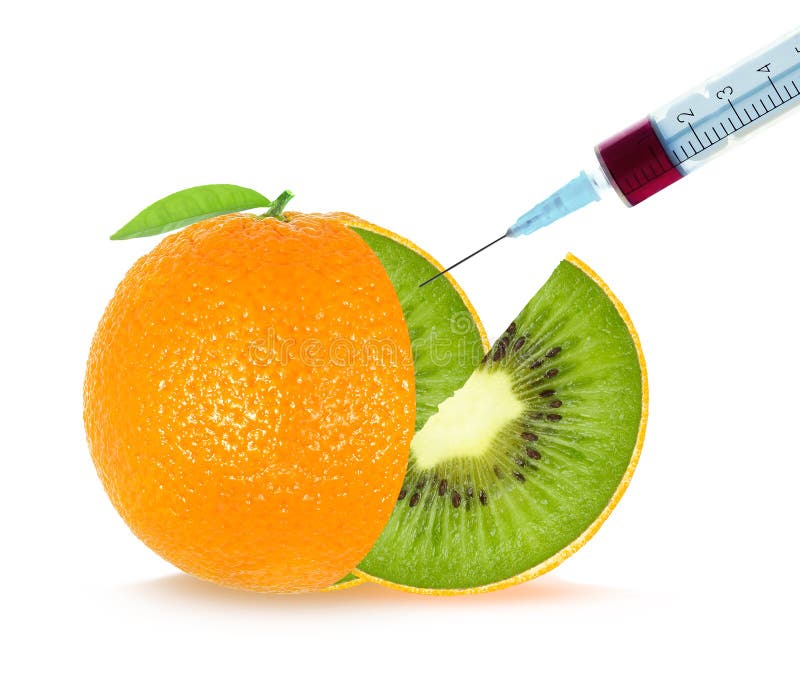 GMO Fruit - Genetic Modification Stock Photo - Image of customized ...