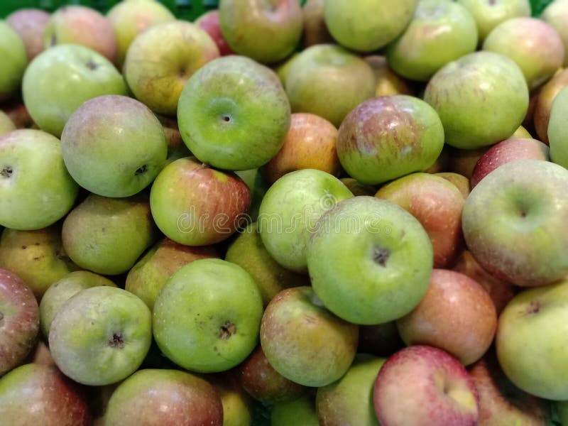 Fruit Green Apple Sweat Natural Stock Image - Image of apple, sweat ...