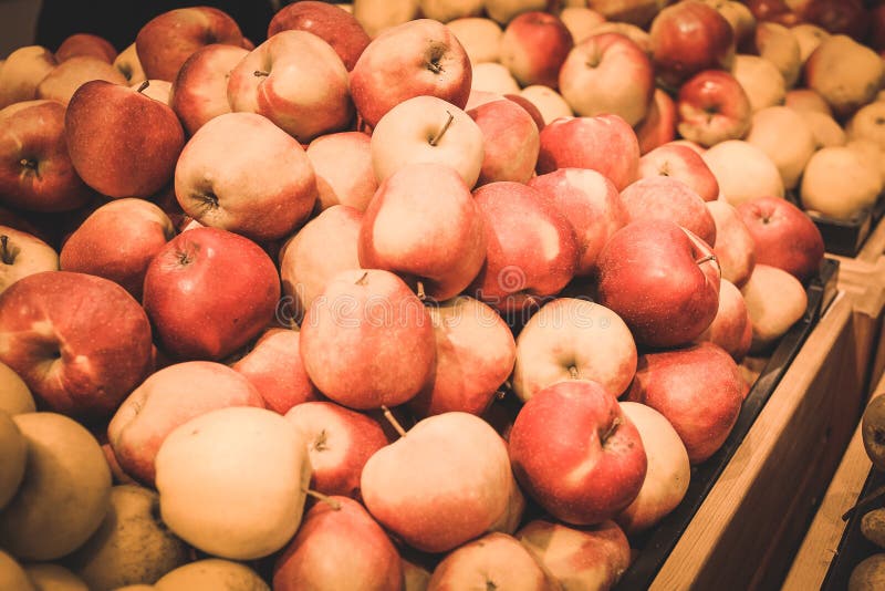 The Fruit at the Grocery Store Stock Photo - Image of apple, abundance ...