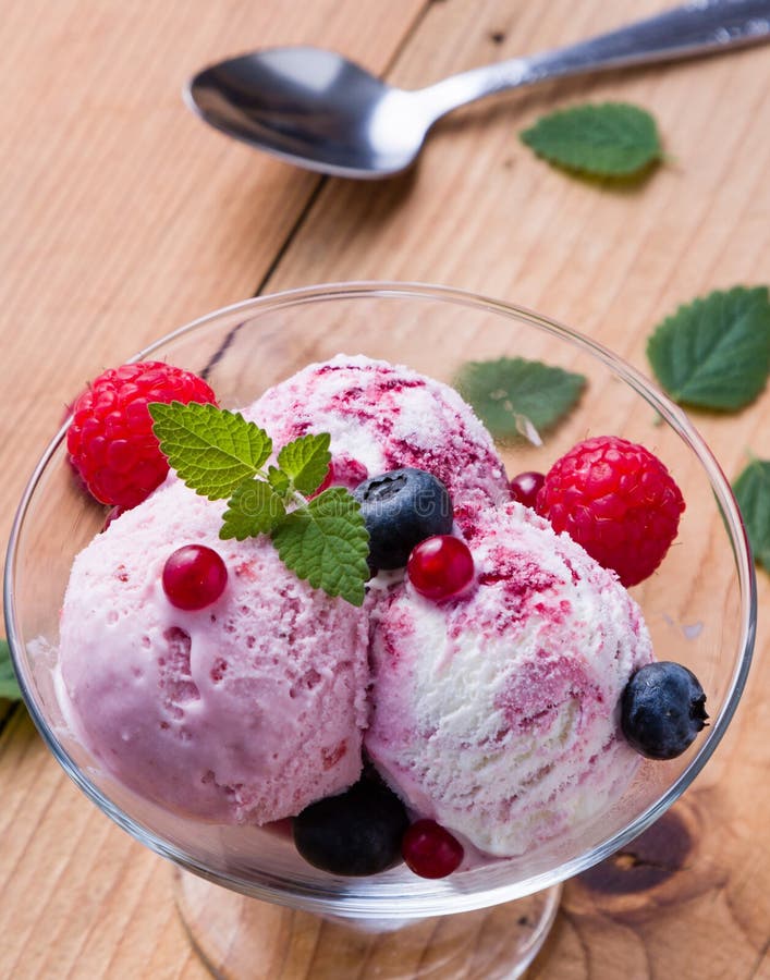 Fruit ice cream stock image. Image of refreshing, flavor - 97414859
