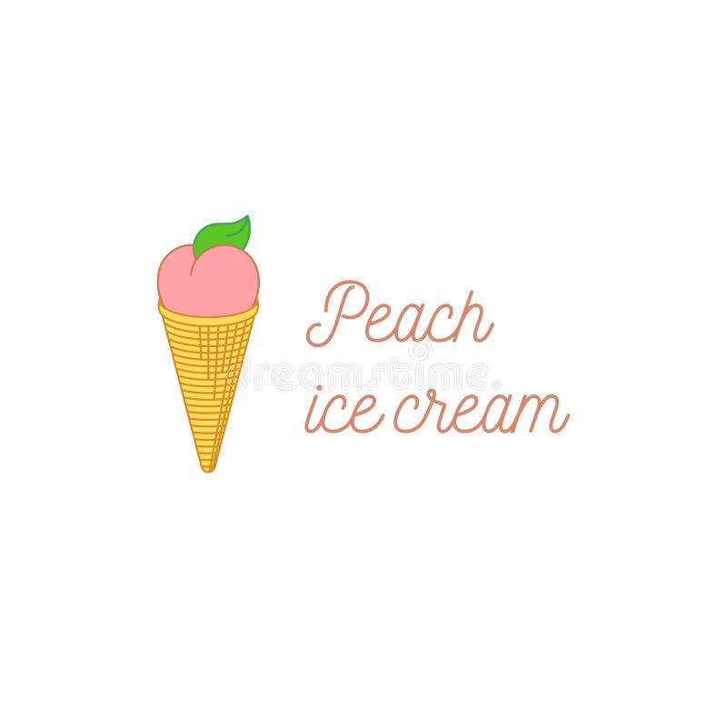Fruit Ice Cream Logo Vector Stock Vector - Illustration of fruit ...