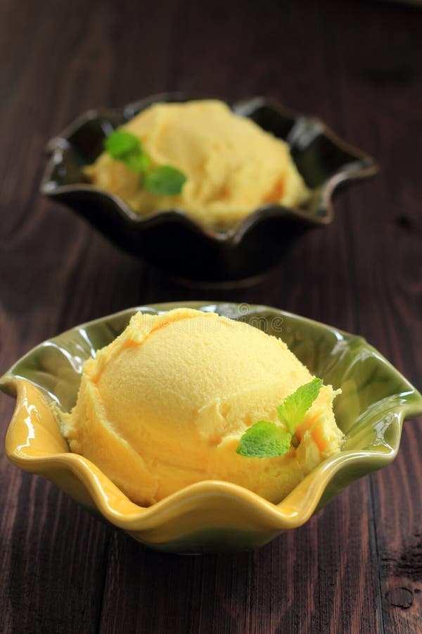 Fruit ice cream. stock image. Image of summer, yogurt - 70783543