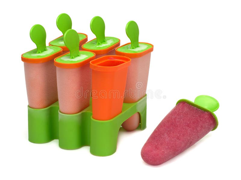 Fruit Ice Cream Special Forms Bright Color Summer Mood Stock Photos ...