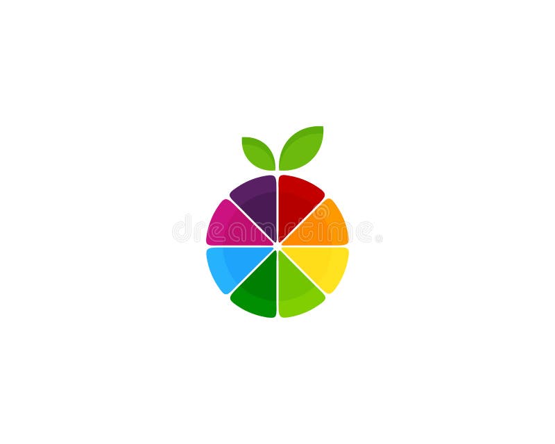 Fruit Icon Logo Design Element Stock Vector - Illustration of citrus ...