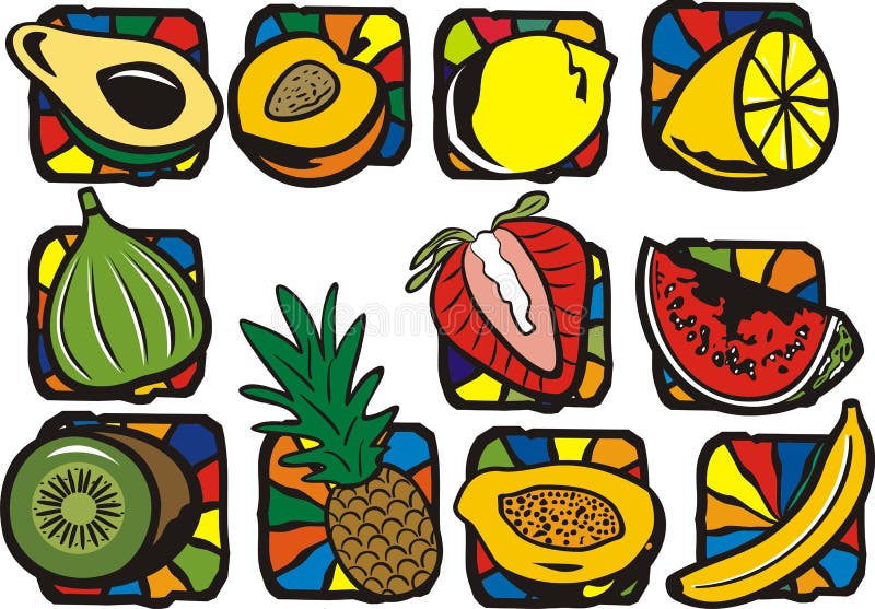 Fruit illustration series stock vector. Illustration of fresh - 3808461