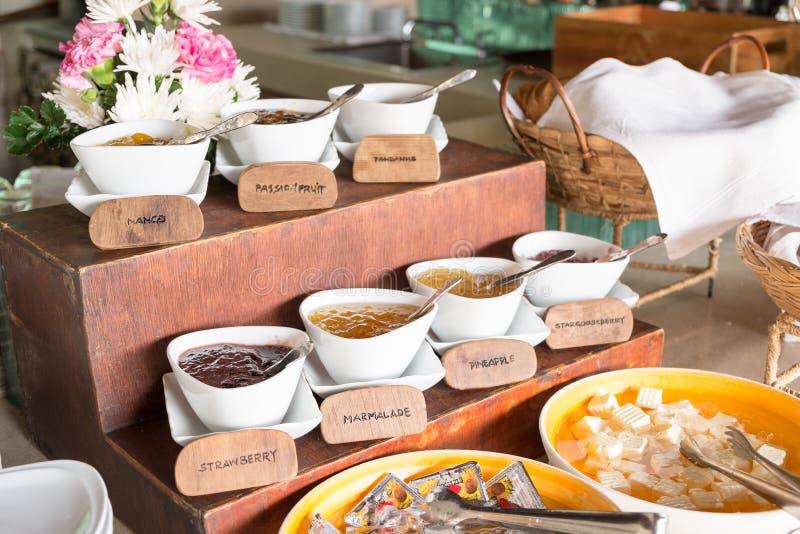 Bread Display at a Hotel Buffet Stock Photo - Image of display, buffet ...