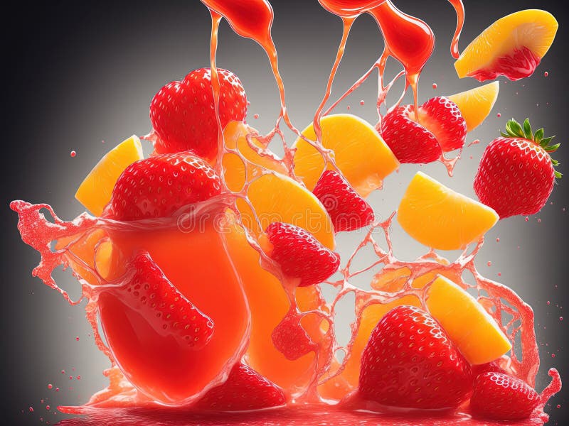 Fruit jam. stock illustration. Illustration of plant - 277411831