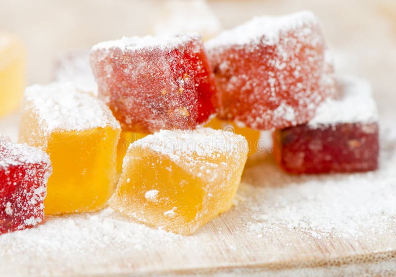 Fruit jelly bonbons stock image. Image of dessert, confectionery - 25667543