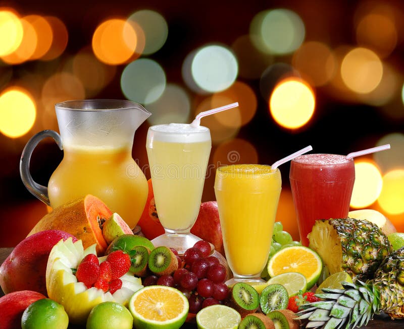 Fruit juice stock image. Image of fresh, healthy, collection - 15372891