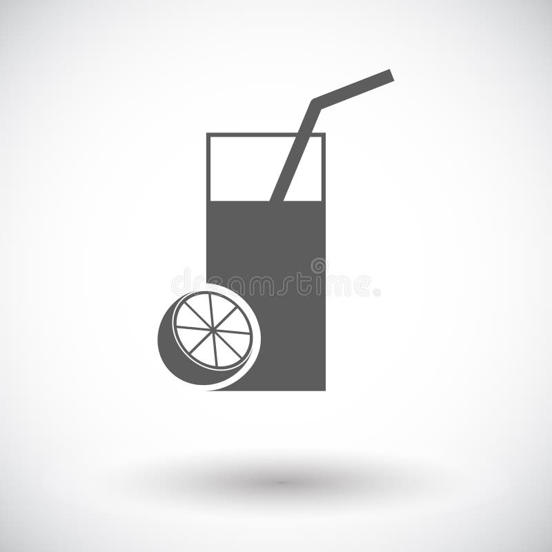 Fruit juice icon. stock vector. Illustration of healthy - 93393035