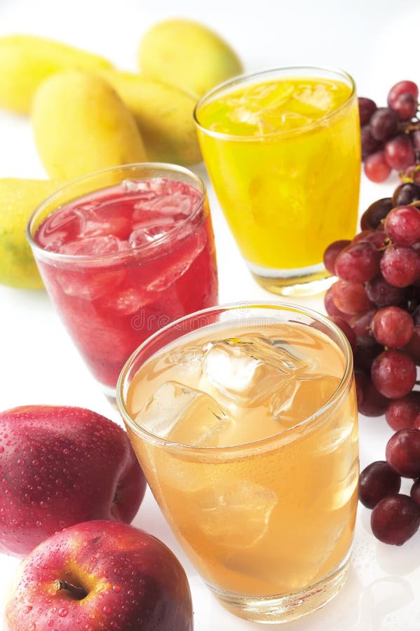 Various Juice, Fruit and the Vegetables Stock Image - Image of fresh ...