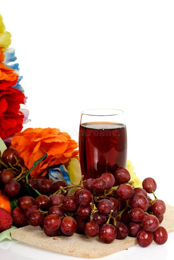 Fruit, Jus De Raisins Rouge Image stock - Image du tropical, blanc ...
