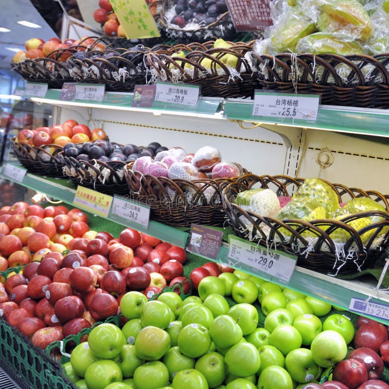 Cartoon Market Store Car Icon Collection Stock Vector - Illustration of ...