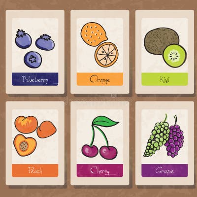 Fruit labels stock vector. Illustration of drawing, drawn - 15766085