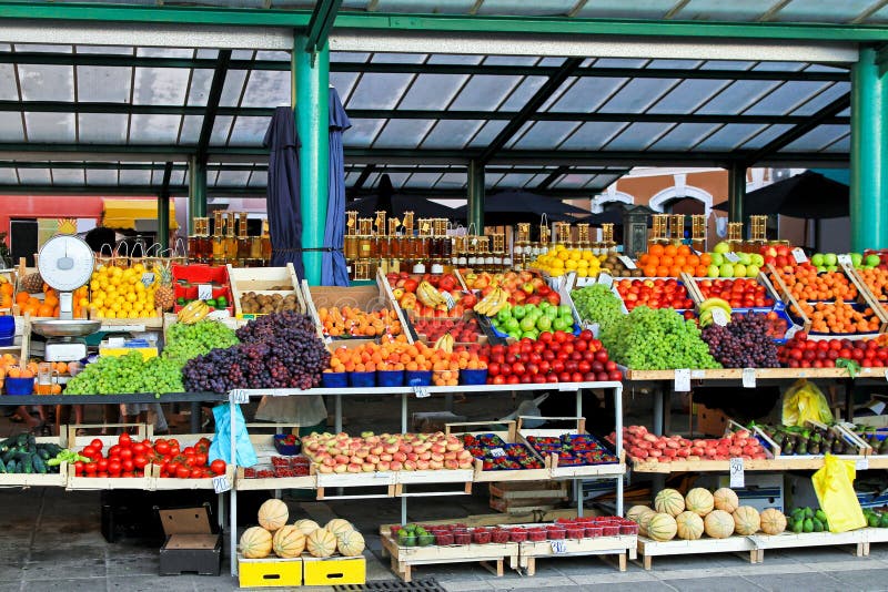 Fruit market stock image. Image of organic, vegetable - 20010387