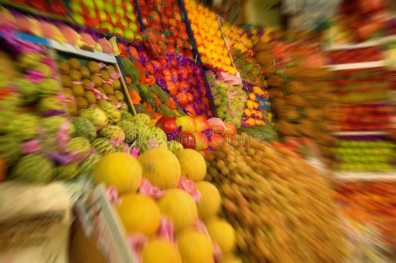 Fruit market scene stock image. Image of grapes, autumn - 2017297