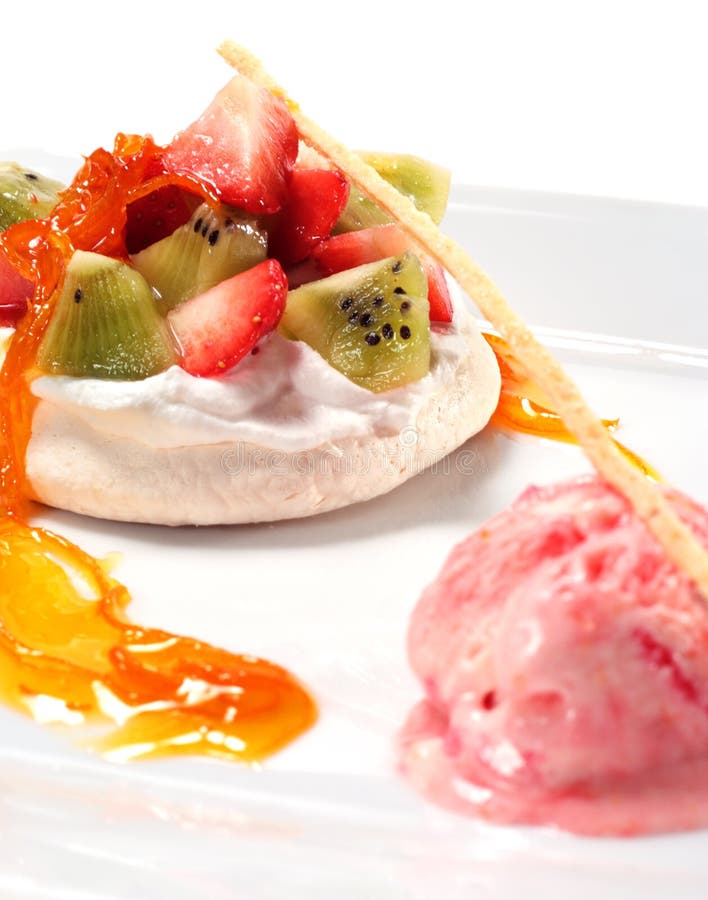 Fruit Meringue stock photo. Image of meringue, cake, kiwi - 8085886
