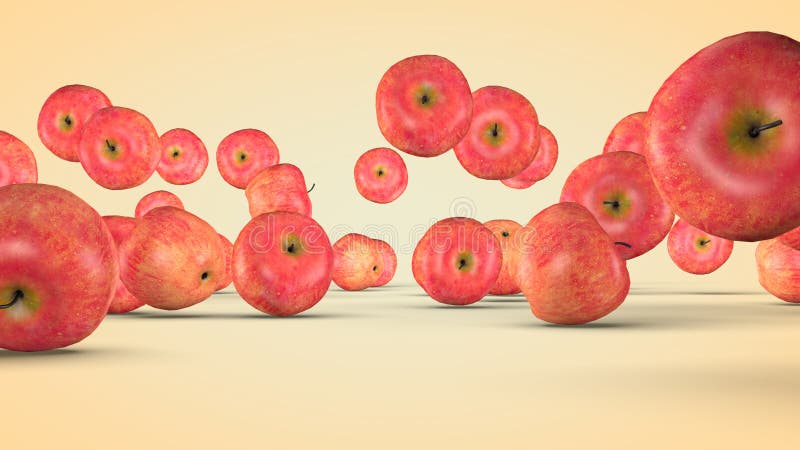 Fruit Mix, Animated Fruit Movement, 3D Animation Stock Photo - Image of ...