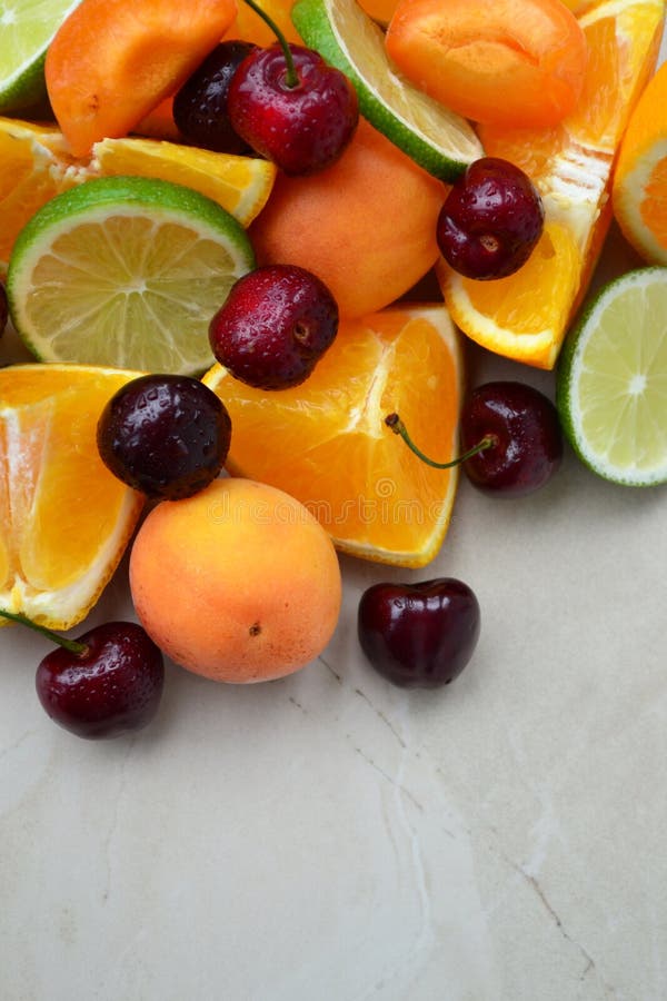 Fruit mix stock photo. Image of natural, cherry, juicy - 94563838