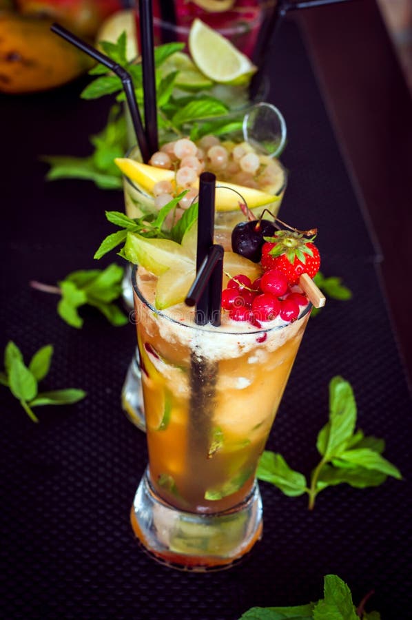 Fruit Mojito stock photo. Image of club, beautifully - 57908410
