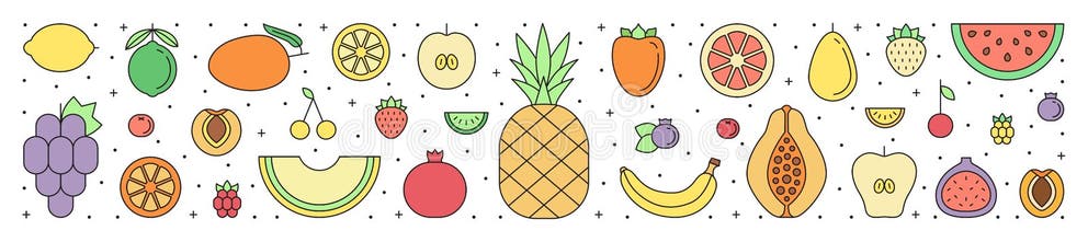 Fresh Fruit Header Stock Illustrations – 646 Fresh Fruit Header Stock ...