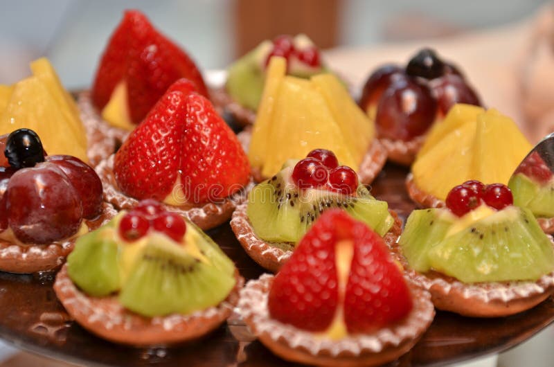 Colorful pastries stock image. Image of brownie, fresh - 1296087