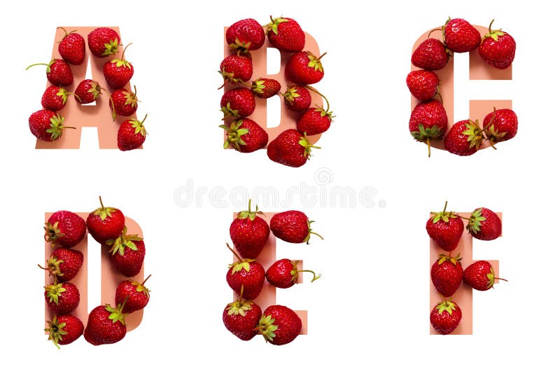Strawberry Letters Alphabet Photos - Free & Royalty-Free Stock Photos ...