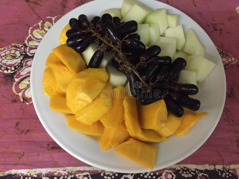 Fruit Platter stock image. Image of fruit, mangoes, diet - 113682777