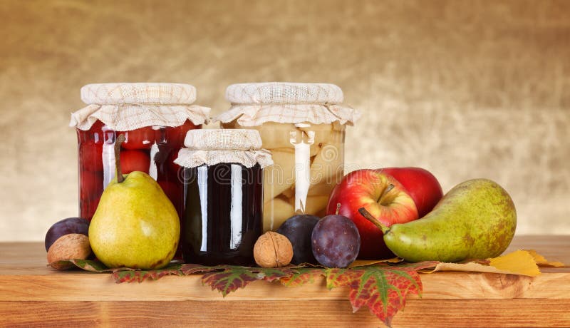 Fruit preserves stock photo. Image of meal, container - 27216910